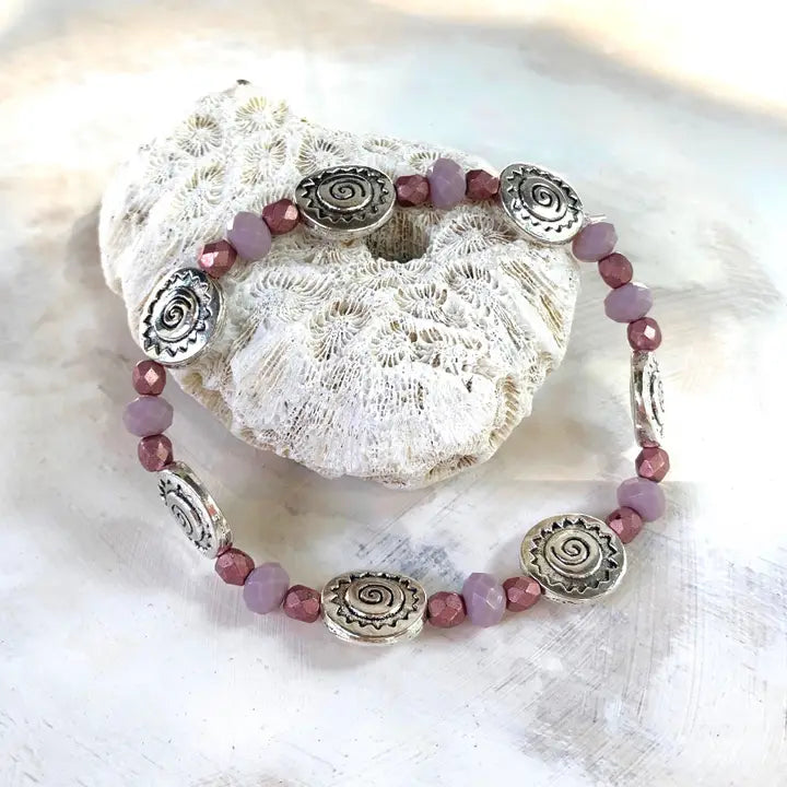 Pewter Stretchy Bracelets – AOLRC